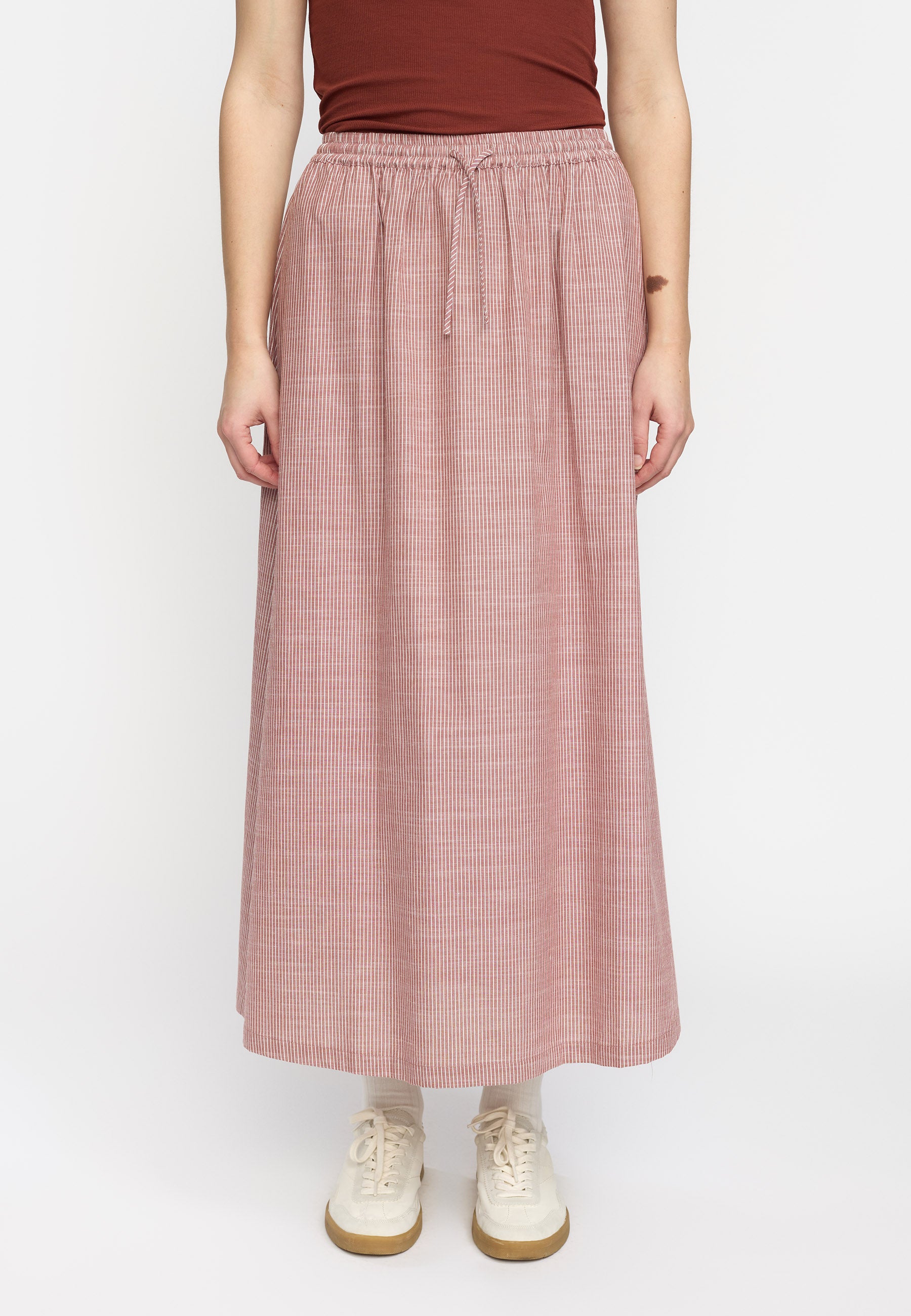 SREbbi Midi Skirt - Brandy Brown – softrebels