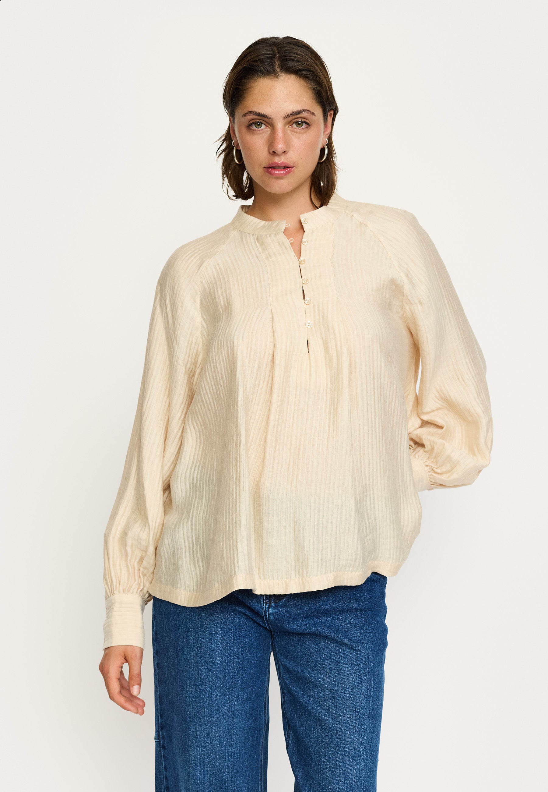 SRJessa Blouse - Arctic Wolf – softrebels